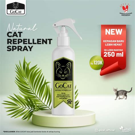Jual GOCAT SPRAY SPRAY PENGUSIR KUCING ML Shopee Indonesia
