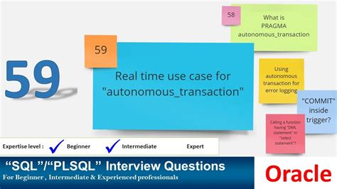 Oracle PL SQL interview question | oracle pragma autonomous transaction real time use case - YouTube