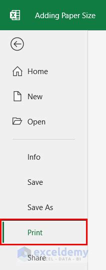 How To Add Paper Size In Excel Easy Ways ExcelDemy