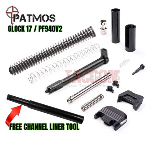 Patmos Upper Slide Kit For Glock 17 Gen 3 P80 Pf940v2 9mm Parts Free