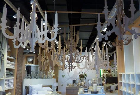 Runs With Scissors In Suburbia Window Shopping Cardboard Chandelier