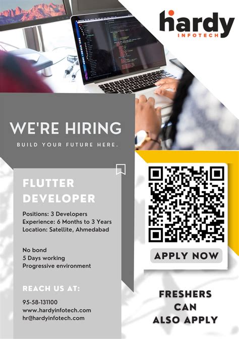 Hardy Infotech Llp On Linkedin Hiring Flutter Flutterdevelopers