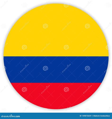 Bandera Redonda Simple Ilustraci n Del Vector Stock de ilustración