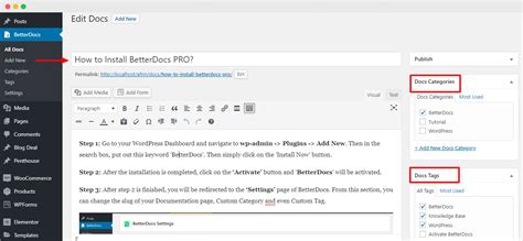 How To Create A Perfect Landing Page For Documentation In Wordpress