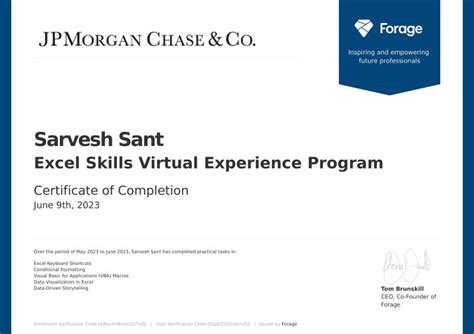 Sarvesh Sant On Linkedin Jpmorganchaseco Excelskills