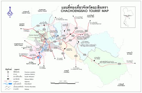 แผนที่ฉะเชิงเทรา แผนที่เมืองฉะเชิงเทรา Emagtravel