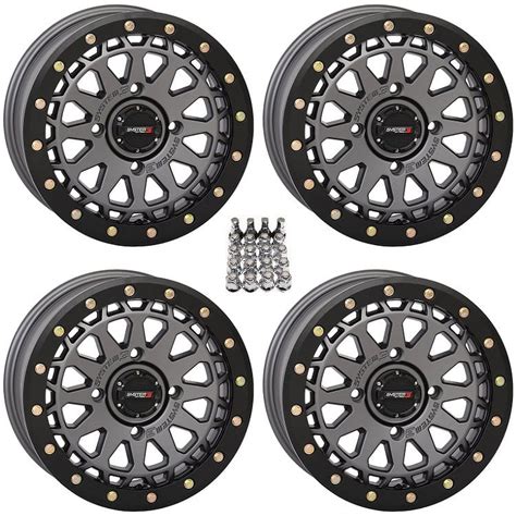 System 3 Sb 6 Beadlock 15 Wheels Gunmetal 5 2 Can Am Commander