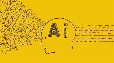 Artificial Intelligence Processes Incoming Information Stock Footage