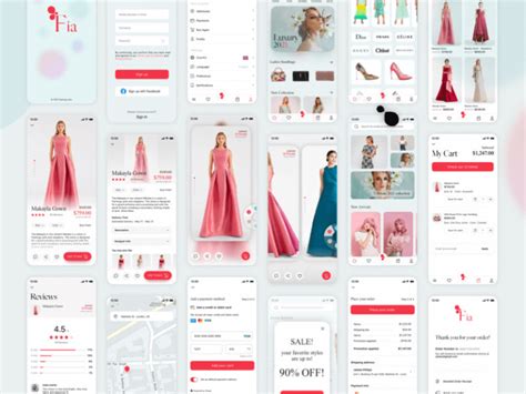 Fashion E Commerce UI Kit Free Sketch Resource Sketch Elements