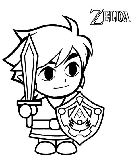 Dibujos De The Legend Of Zelda Para Colorear Para Imprimir