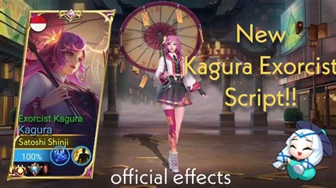 Kagura Exorcist Skin Official Effects Mobile Legends Youtube