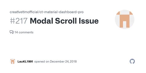 Modal Scroll Issue · Issue 217 · Creativetimofficial Ct Material Dashboard Pro · Github