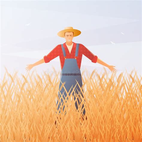 Farmer Land Icons Flat Stock Vector Illustration Of Pictogram 50165894