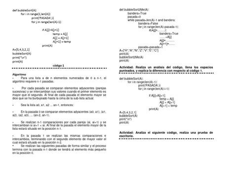 bubble sort pdf matemáticas aplicadas programación de computadoras
