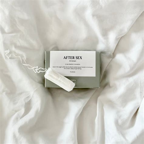 A S After Sex Absorbent Tampon Aima Sense