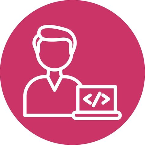 premium vector vector design coder man icon style