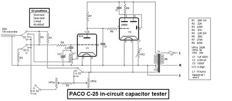 Capacitor Testing Circuit Circuit Diagram
