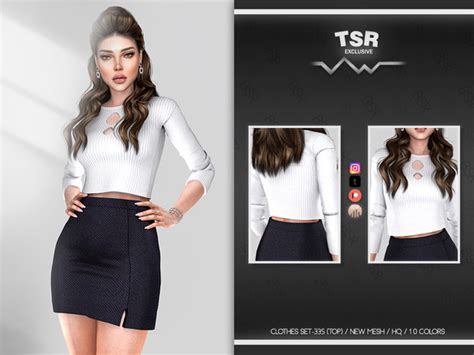 The Sims Resource Clothes Set 335 Top Bd941