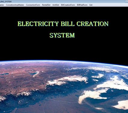 Electricity Billing System Project Using Visual Basic And SQL Server 2000