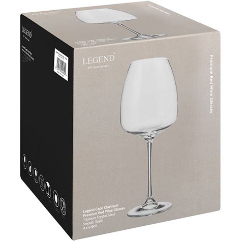 Classique 610ml Red Wine Glasses Set Of 4 Binuns South Africa