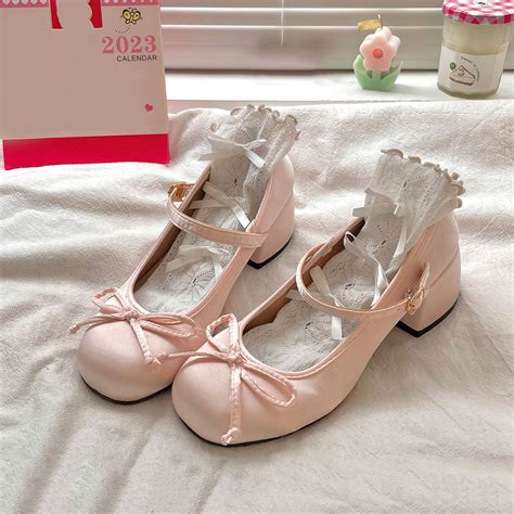 Pink Bow Princess Shoes Se22657 Sanrense