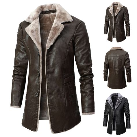 Lycaql Winter Coats For Men Mens Autumn And Winter Jacket Mid Length