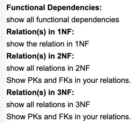 Functional Dependencies Show All Functional Chegg Com