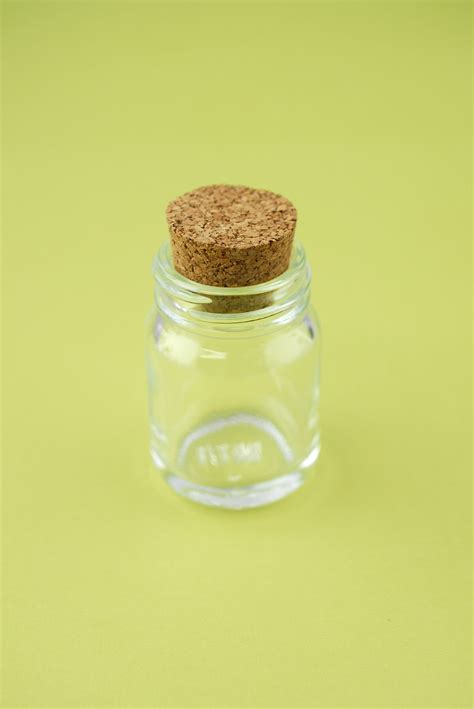 Mini Glass Bottles With Cork 50ml 23in Pack Of 10