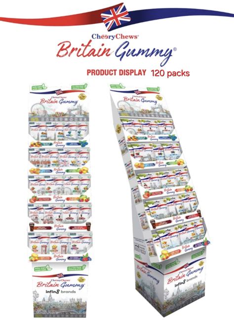 British Gummy 90g 120 Pcs Beste Cash N Carry