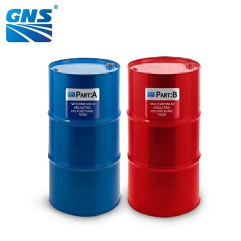 Gns Polyurethane Spray Foam Pu Polyurethane Spray Foam Closed Cell Two Components Pu Foam For