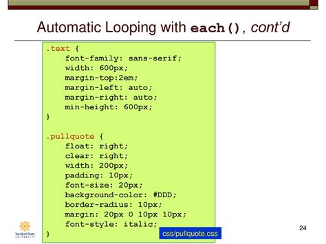 CMPE 280 Web UI Design And Development September 20 Class Meeting Ppt
