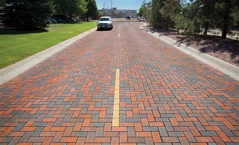 Sustainable Design Road Permeable Paving On Berkley Street Concrete Decor