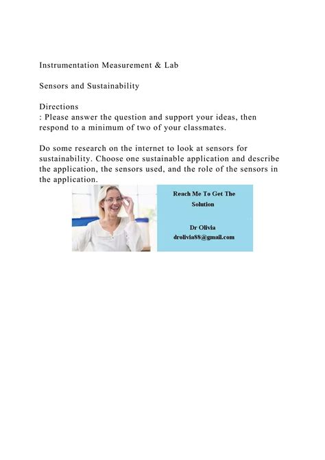 instrumentation measurement and labsensors and sustainability docx