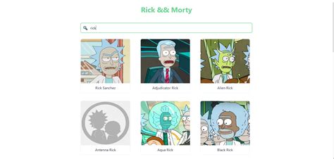 Github Javokhir Next Apollo Ts Rick Morty Character Finder App