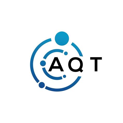 AQT Letter Logo Design On Black Background AQT Creative Initials