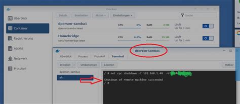 Shutdown Command To Windows Pc Dont Work In Synology Docker