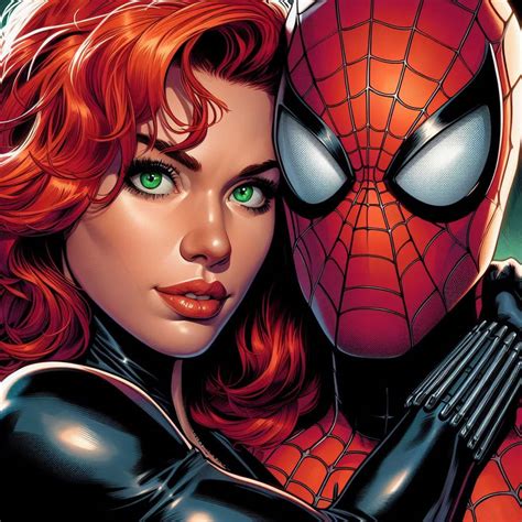 Black Widow Hugging Spider Man 2 By Loki 667 On Deviantart