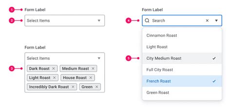 MultiSelect Workday Canvas Design System