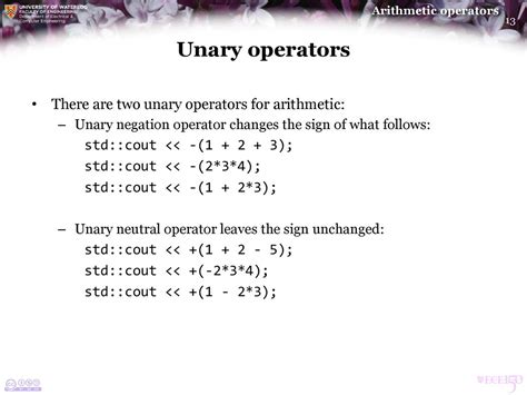 Arithmetic Operators Ppt Download