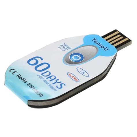Tempu02 Single Use Pdf Usb Temperature Data Logger For Food Truck Cold Chain Usb Temperature