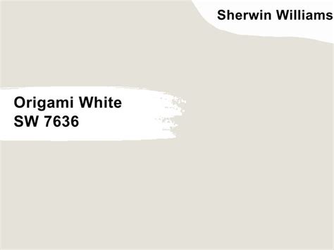 Sherwin Williams Origami White Sw 7636 Basement Paint Colors