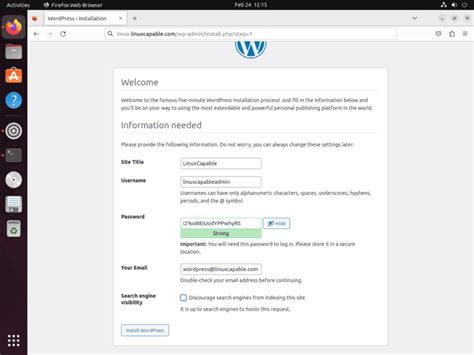 How To Install WordPress With Nginx On Ubuntu Or LinuxCapable