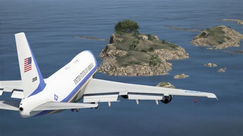 Boeing 747 Air Force One Emergency Landing On Water Because Of Low