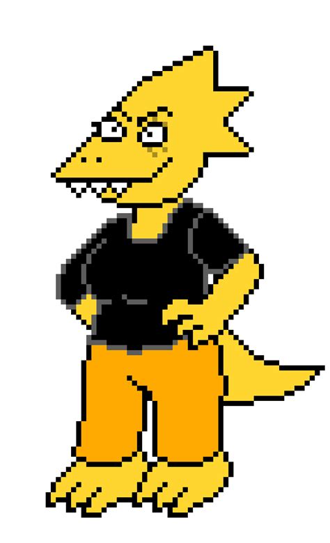 Underswap Alphys Pixel Art Maker