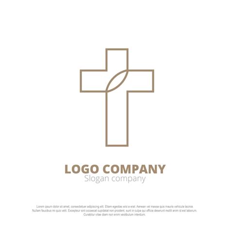 Premium Vector Cross Logo