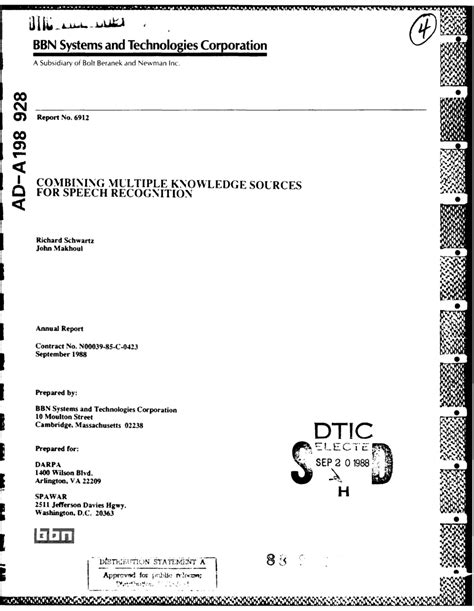 Pdf Combining Multiple Knowledge Sources For Continuous Speech