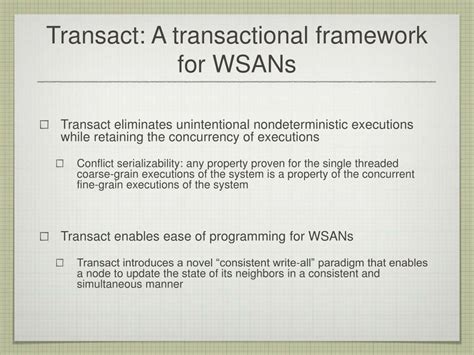 Ppt Transact A Transactional Framework For Programming Wireless