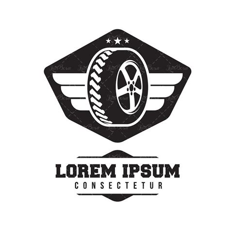 وکتور فروشگاه رینگ و لاستیک وکتور چرخ وکتور تایر 17 ایران طرح