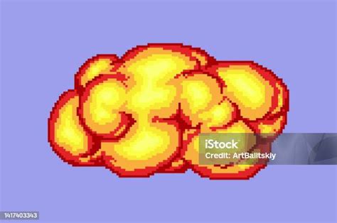 만화 붐 불꽃 뱅 버스트는 다이너마이트를 연기로 폭발시킵니다 릿 매치와 모닥불 디지털 아이콘 애니메이션 프로세스 단계 8에 대한