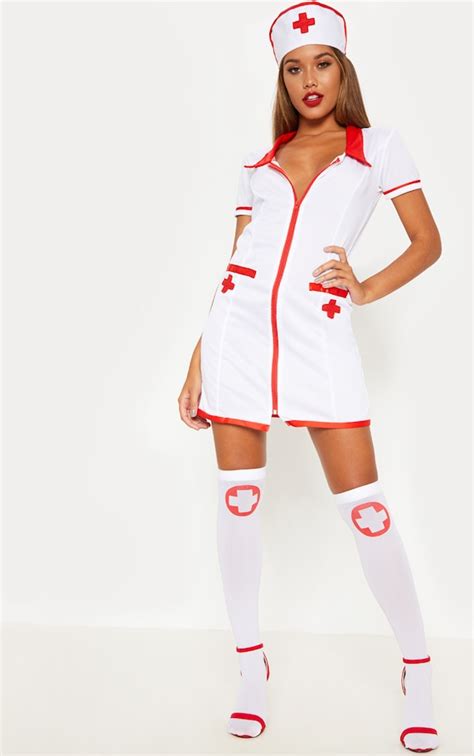 White Nurse Stockings Accessories Prettylittlething